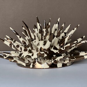 Set of Black Spike Bowls, Handmade Ceramic Conker Bowls, Modern Pottery ...