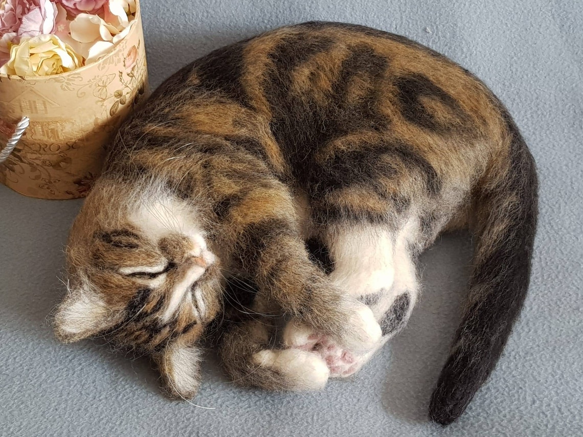 Handmade Custom Stuffed Cat Animal Real Size Kitten Clones - Etsy