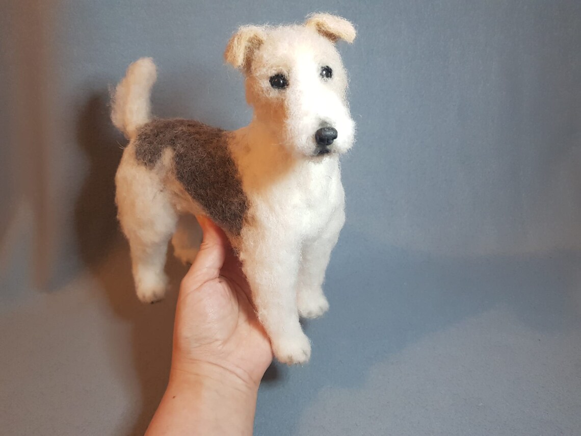 Cuddle Dog Clones Realistic Fox Terrier Custom Stuffed Dogs - Etsy