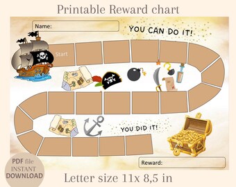 Printable Behavior Chart - Etsy