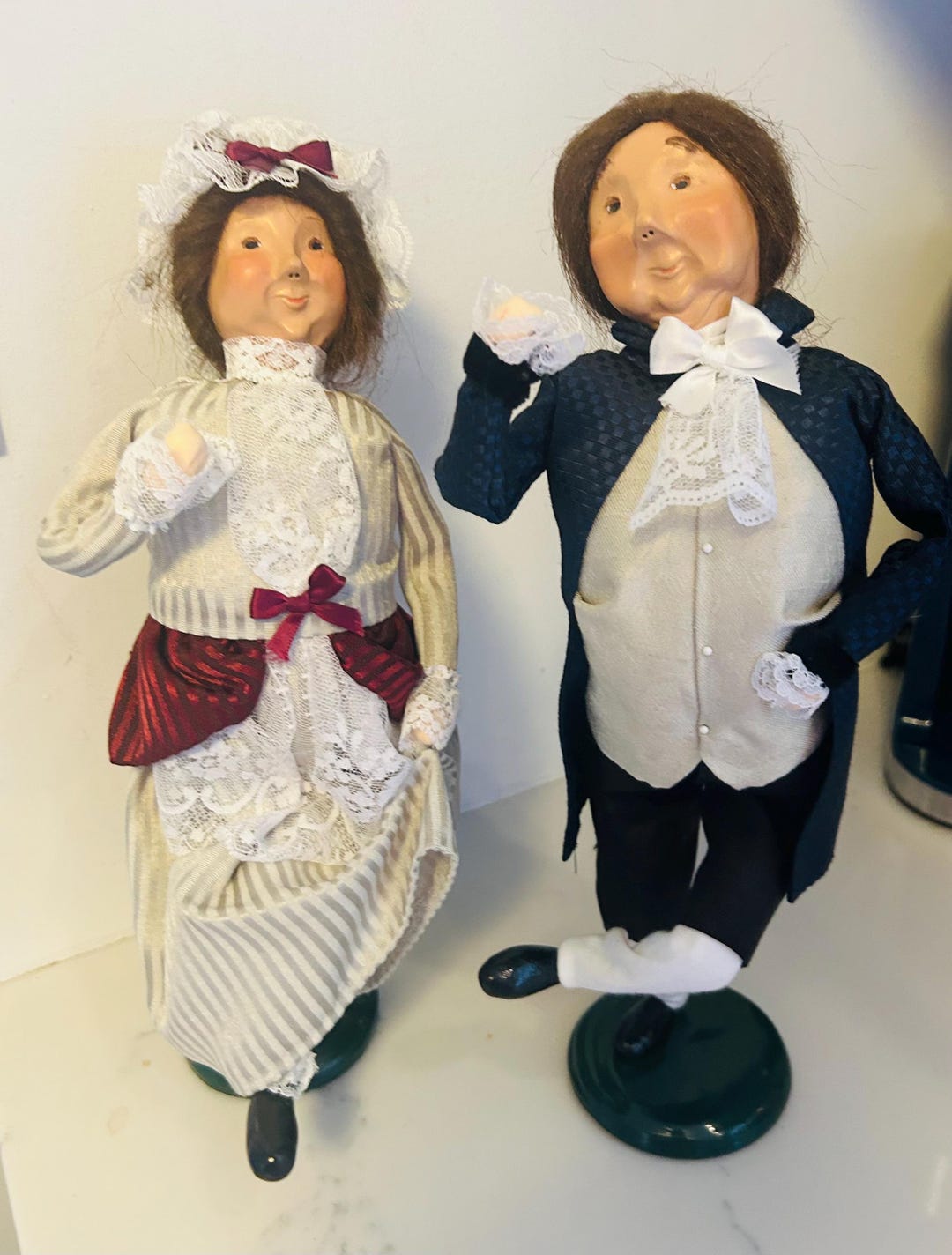 Byers' Choice 2000 the Nutcracker Seruss “mr. & Mrs. Fezziwig” Dancing ...