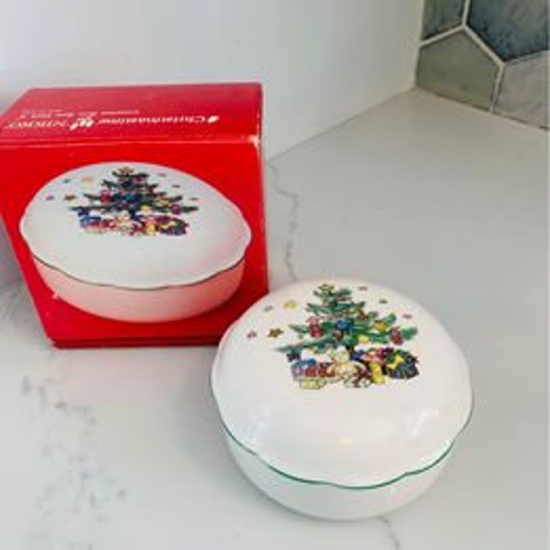 NIKKO Happy Holiday Nikko Compote Bon Bon Dish in Original Box ...