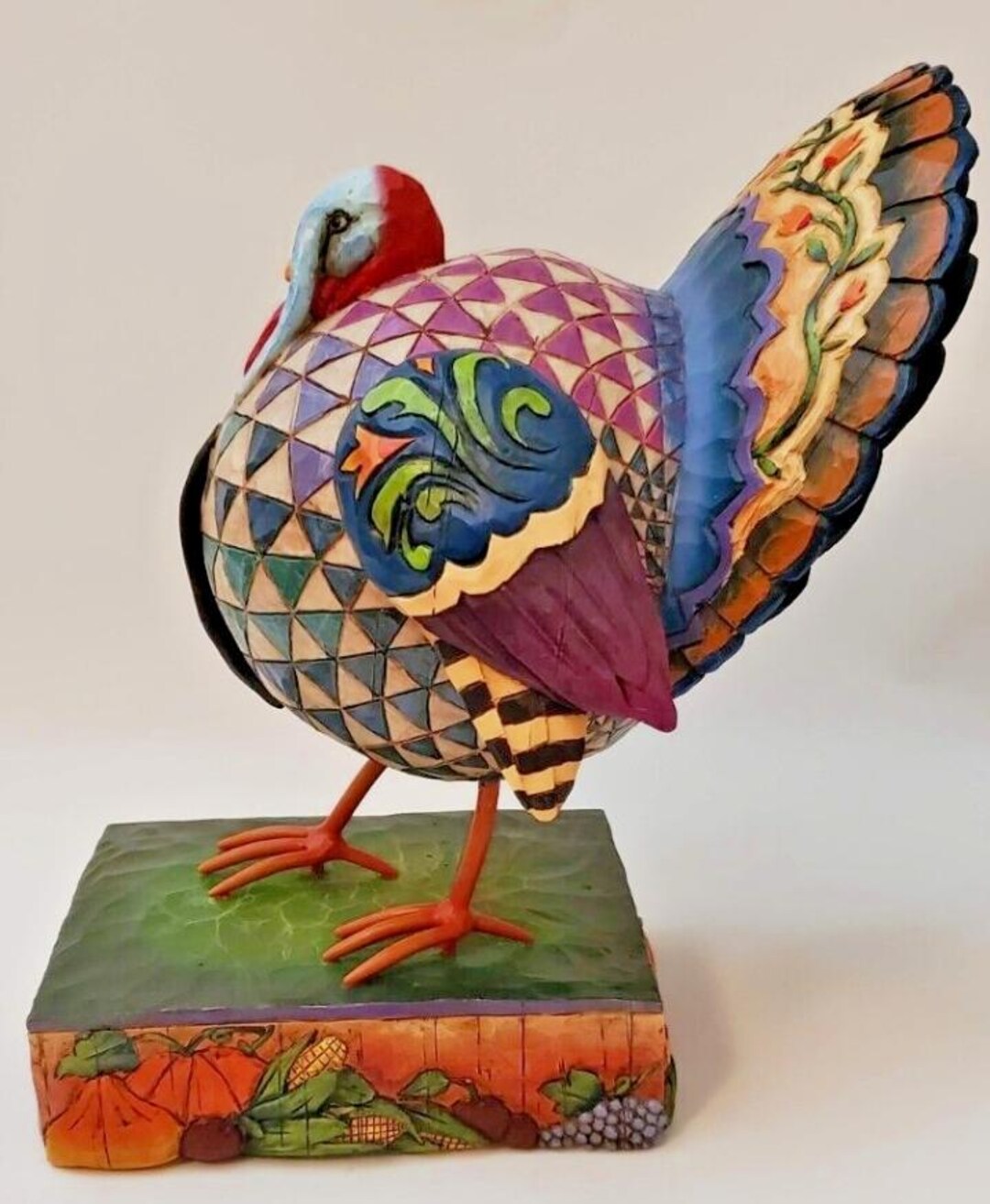 Strutting Proud. Jim Shore Turkey Figurine 2005 - Etsy