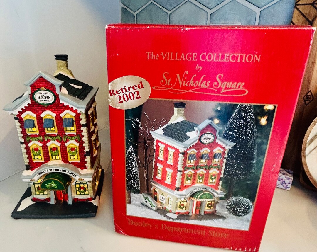Retired 2001 “dooley Department Store” Saint Nicholas Square " - Etsy