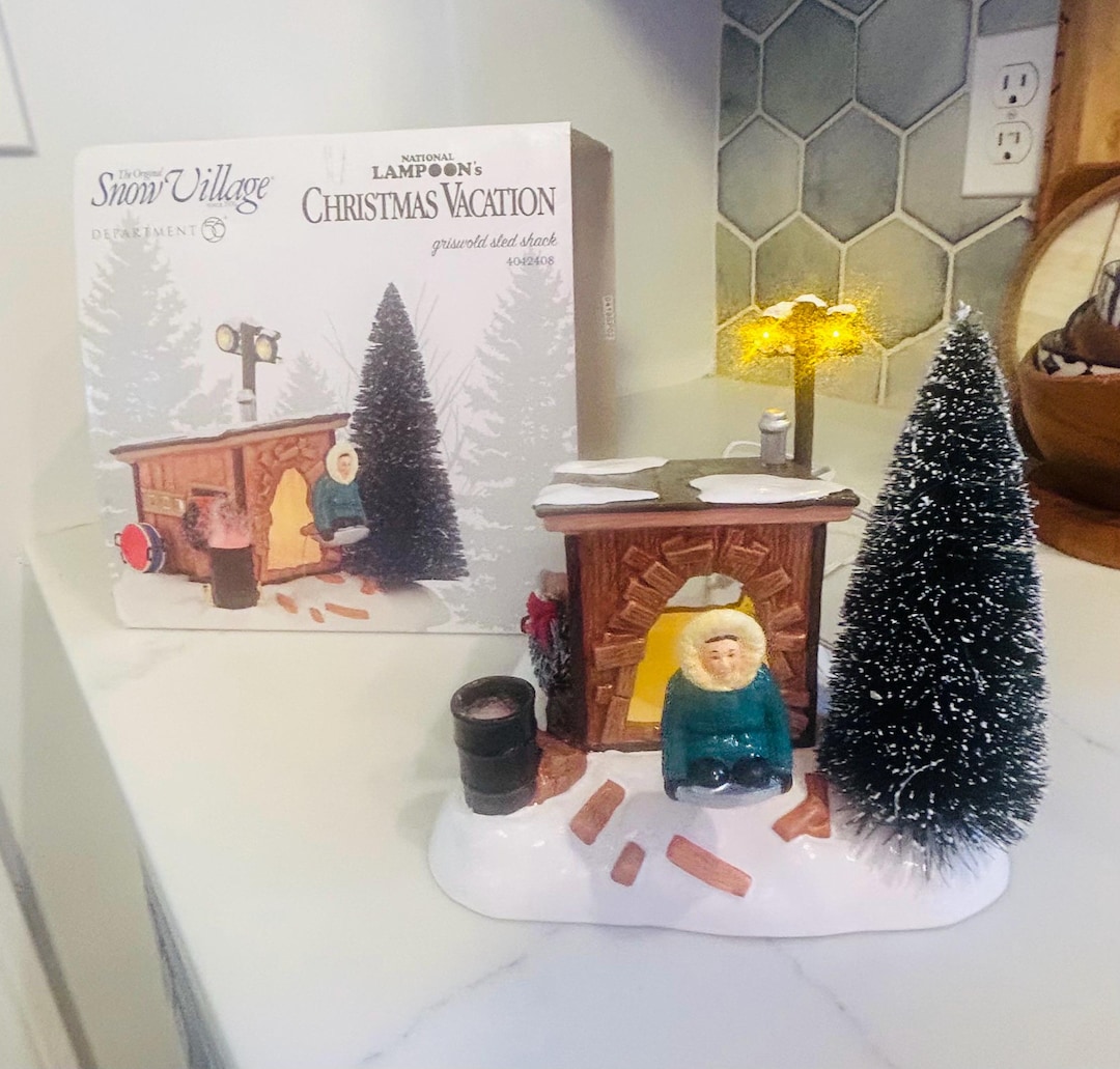 Department 56 Lapoon's Christmas Vacation Griswold sled Shack - Etsy