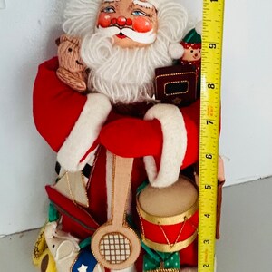 Vintage Santa and His Sack Full of Goodies - Etsy