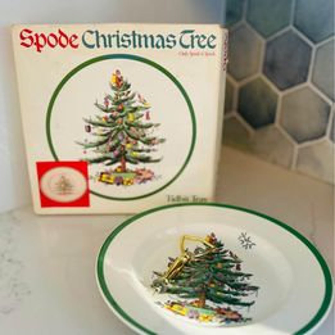 Vintage Spode England Tidbit Tray - New in Box - Etsy