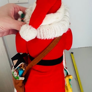 Vintage Santa and His Sack Full of Goodies - Etsy