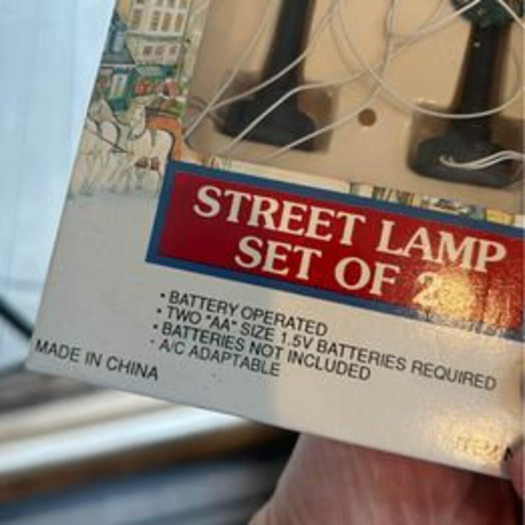 Lemax Street Lamp Set of 2 Two New in Box - Etsy
