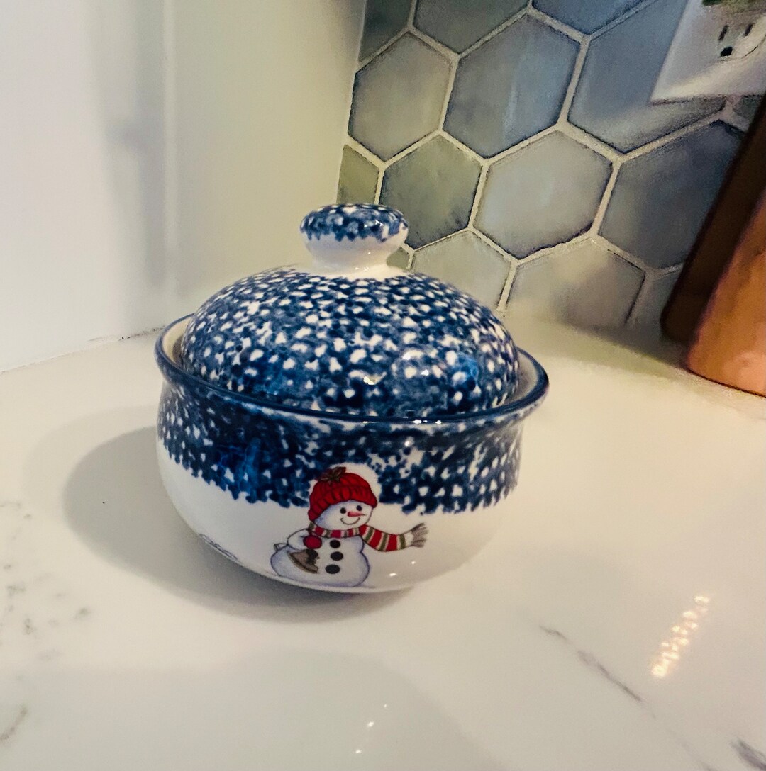 Vintage “thomson Pottery” Covered Container- Great Condition - Etsy