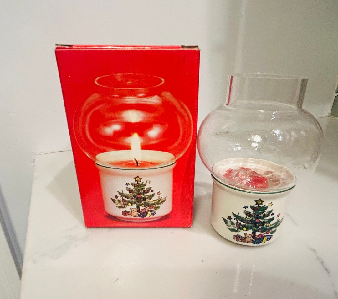 Vintage Nikko Happy Holidays Mini Candle Lamp With Candle - Etsy