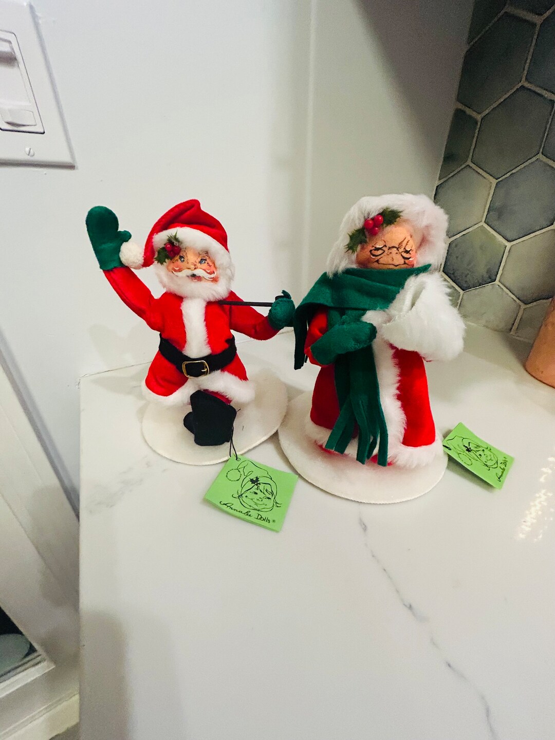 Vintage 1987 "mr. and Mrs. Claus Excellent Condition With Hang Tags - Etsy