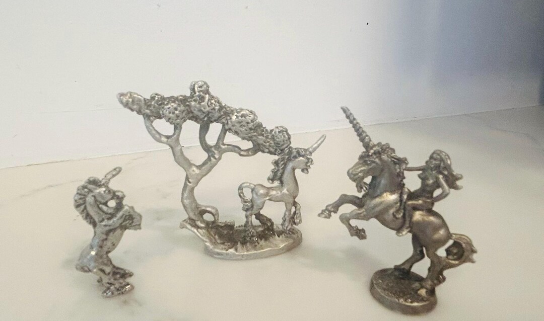 Vintage Hudson Co and Spoontiques (13) Pewter Animal Figurines - Etsy