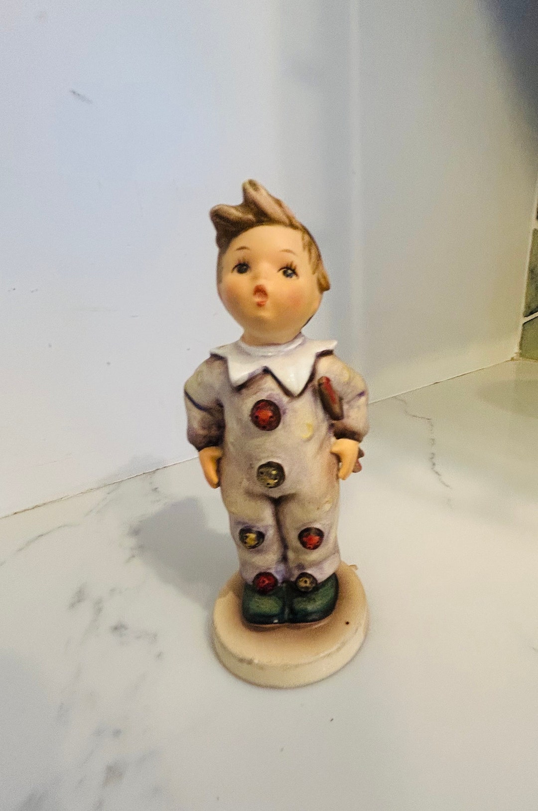 Vintage Goebel Hummel Figurine 'carnival Clown Boy' - Etsy