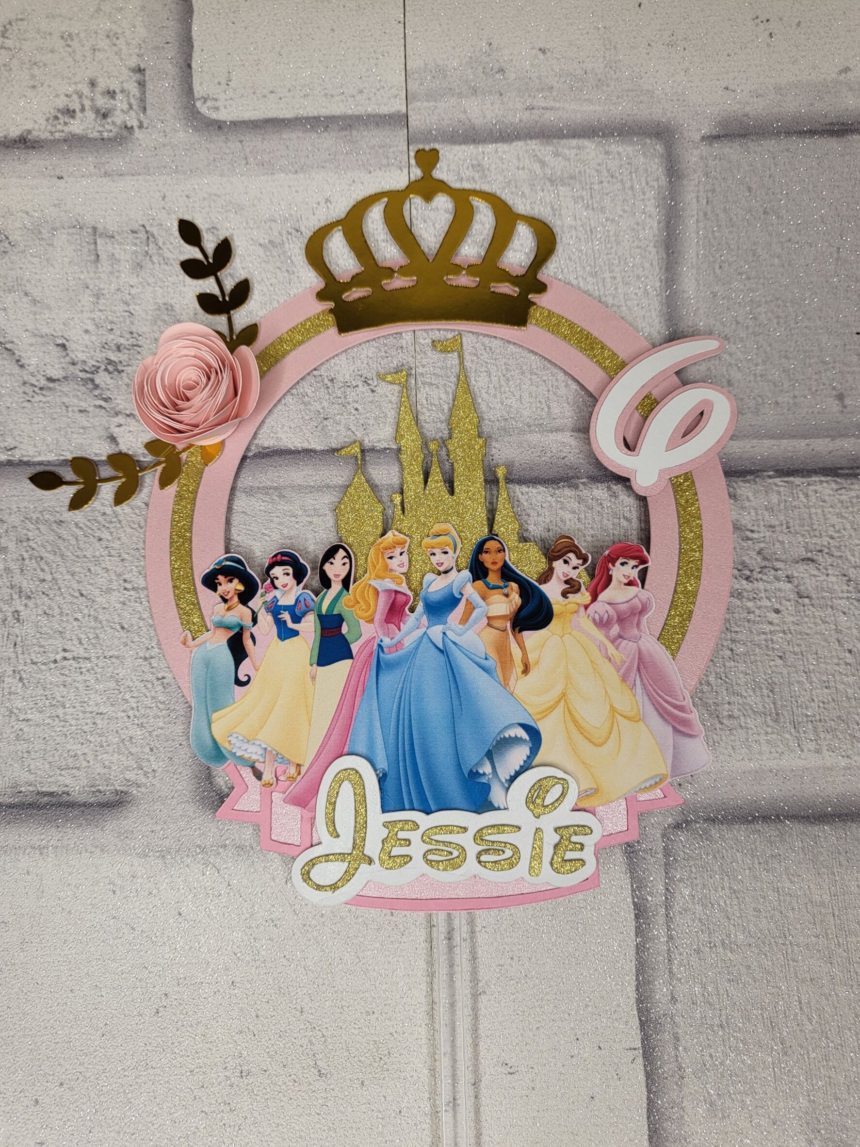 Princess 3D Cake Topper - Etsy