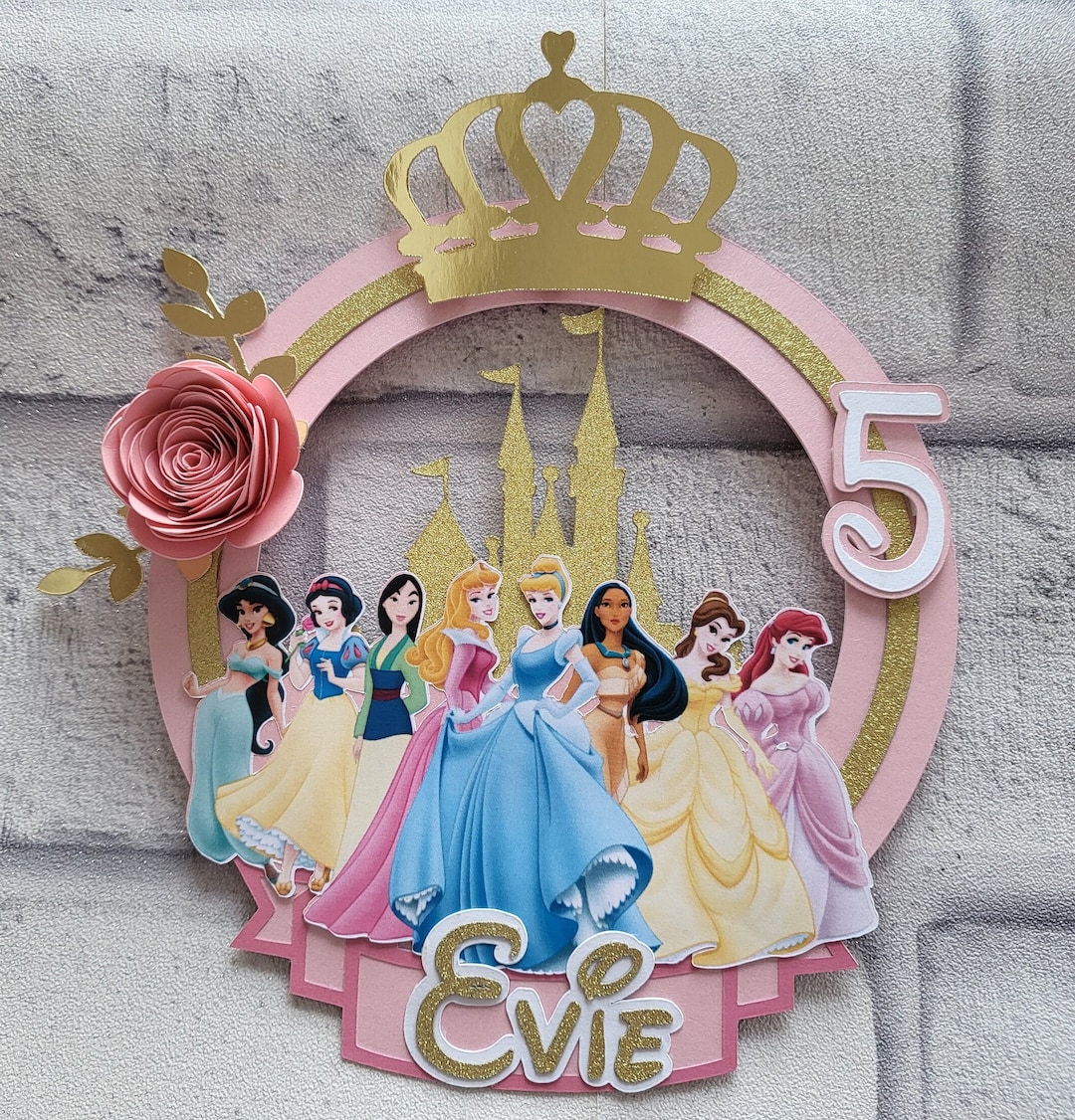 Princess 3D Cake Topper - Etsy