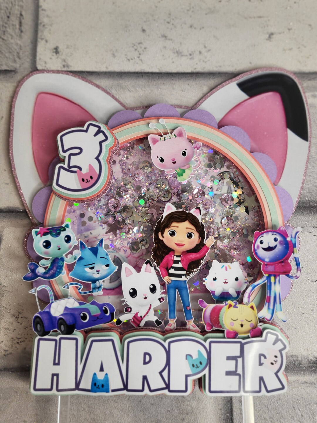 Gabby Shaker Cake Topper - Etsy