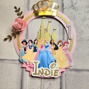Princess 3D Cake Topper - Etsy