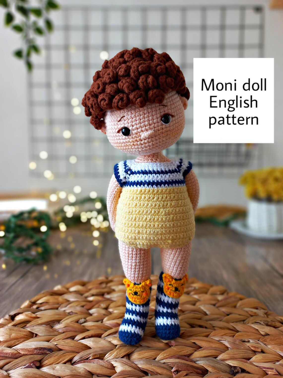 Crochet Pattern for Moni Doll English PDF Tutorial - Etsy