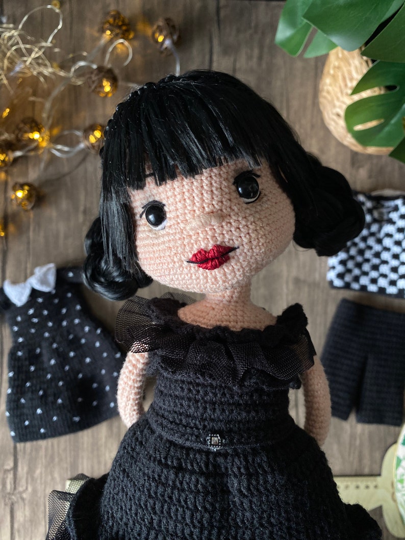 Wednesday Addams Crochet Pattern Including 3 Outfits ENGLİSH PDF - Etsy