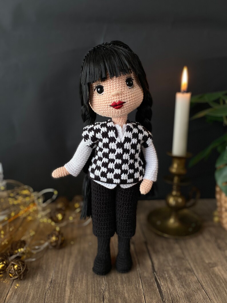 Wednesday Addams Crochet Pattern Including 3 Outfits ENGLİSH PDF - Etsy