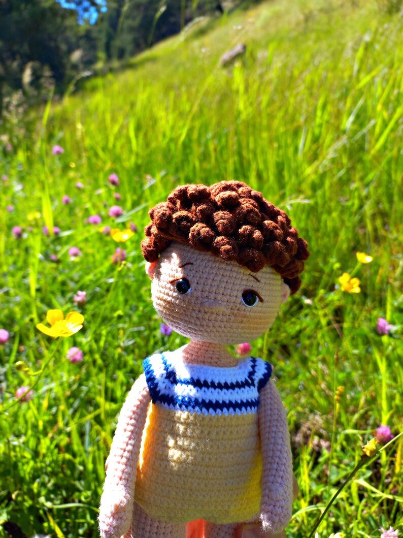 Crochet Pattern for Moni Doll English PDF Tutorial - Etsy