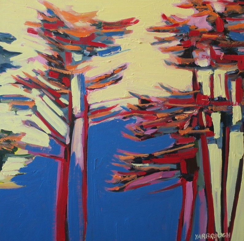 Yellow Dawn Original Oil Painting Melissa Yarbrough Saltfleetby - Etsy