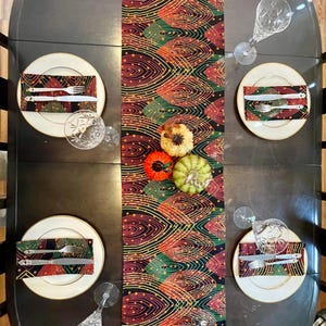 Handmade African Print Table Runner – Ethical Global Decor - Etsy