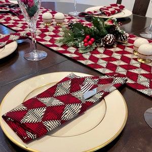 Handmade African Print Table Runner – Ethical Global Decor - Etsy