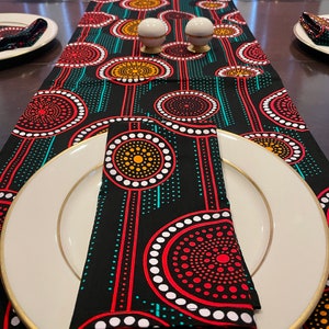 Handmade African Print Table Runner – Ethical Global Decor - Etsy