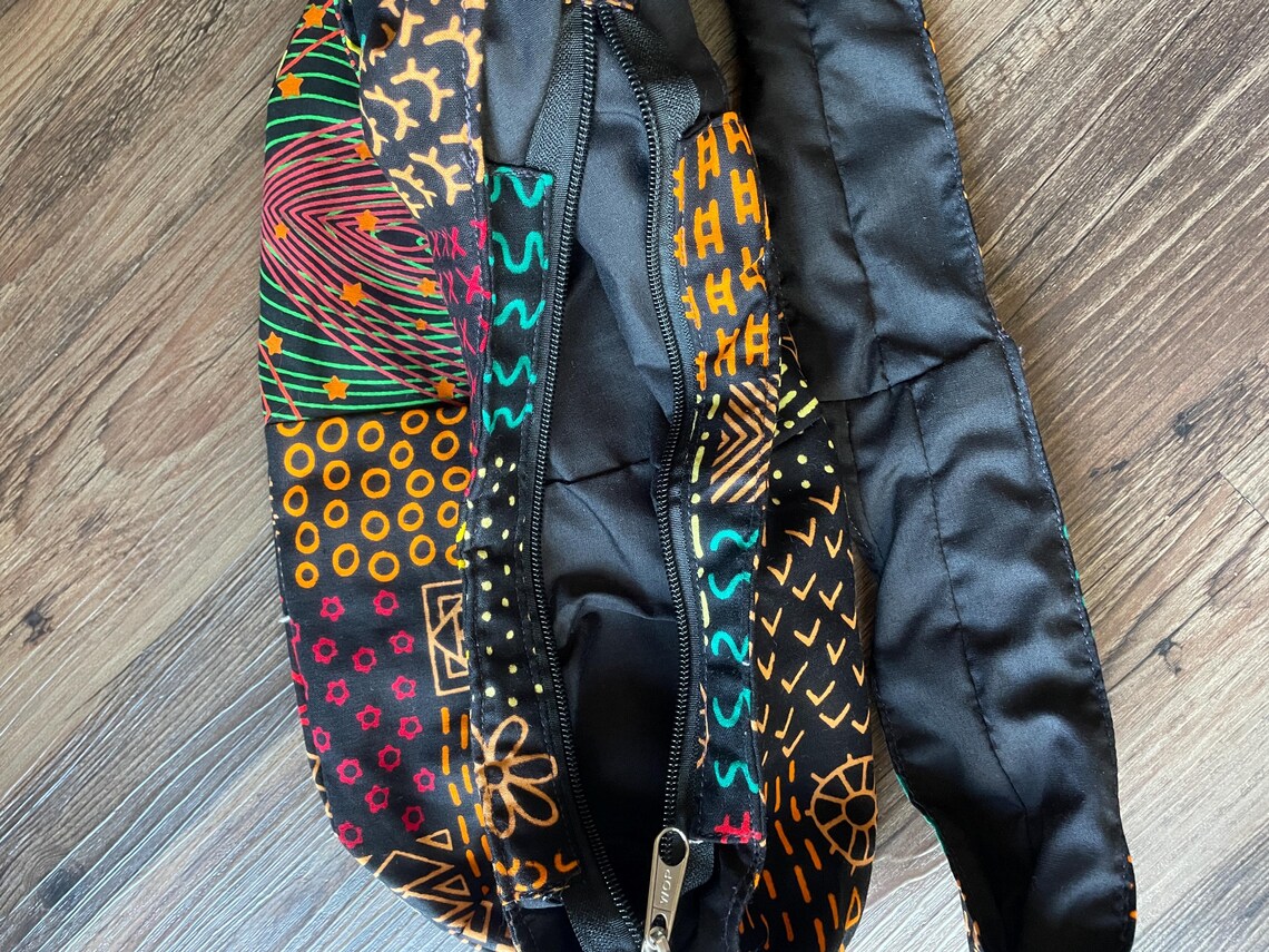 Handmade African Kitenge Bag | Upcycled Zanzibar Print Shoulder Purse ...