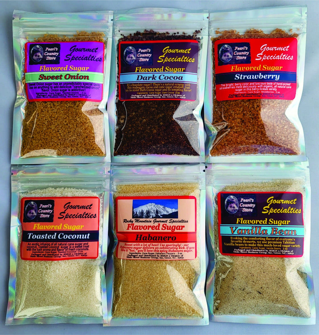 Flavored Sugar Samplers Gift Housewarming Gift Food Gift for Chef Gift ...