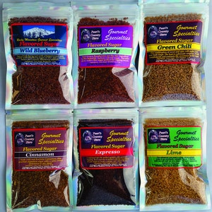 Flavored Sugar Samplers Gift Housewarming Gift Food Gift for Chef Gift ...