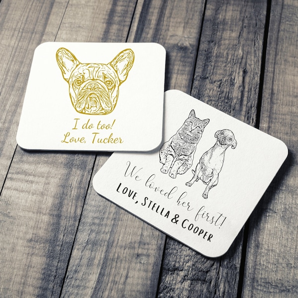 Wedding Coasters - Etsy