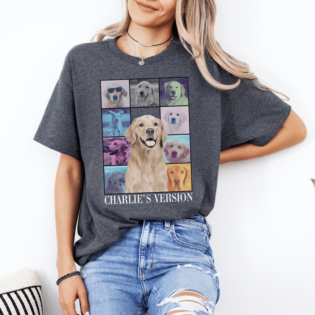 Custom Eras Tour Dog Shirt + Custom Text • Taylors Version Shirt Dog ...