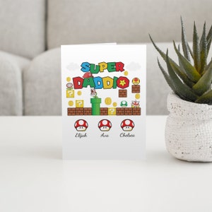 Personalized Super Daddio Fathers Day Card • Custom Birthday Card for ...