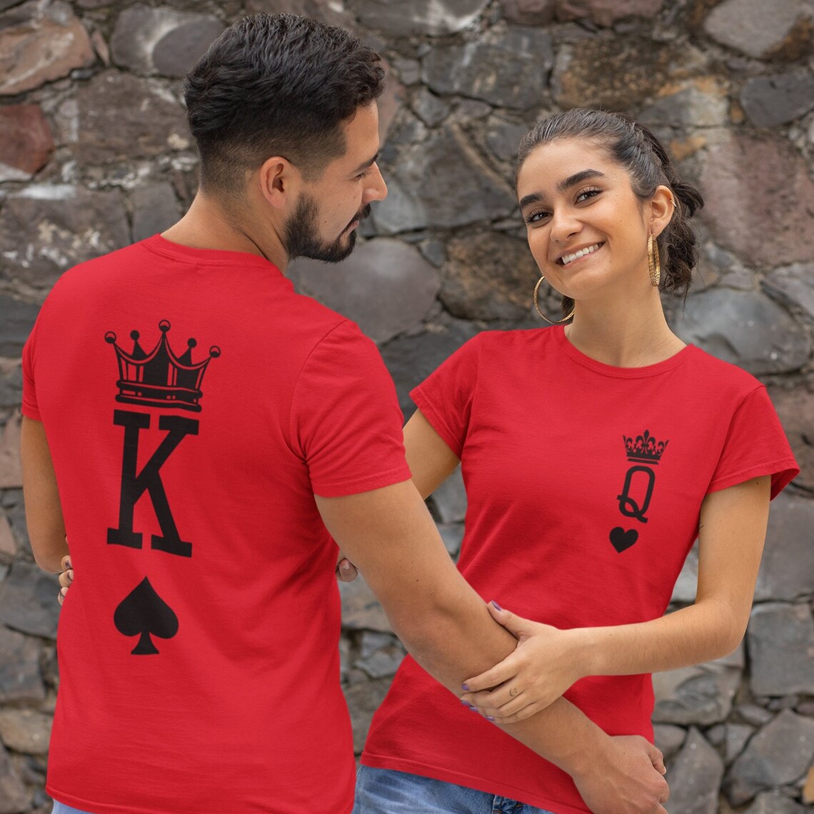 King and Queen T-shirts • King Queen Shirt Gift • King Queen Set Shirts ...