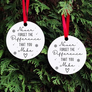 Thank You Ornament Appreciation Gift Thank You Gift Retirement Gift ...