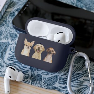Custom Pet AirPod Pro Case • Personalized Dog Portrait Airpods • Dog ...