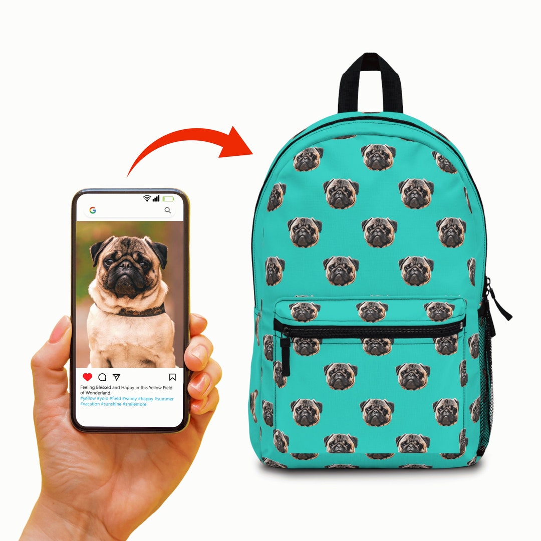 Custom Pet Backpack With Photo • Personalized Dog Backpack for Kids ...