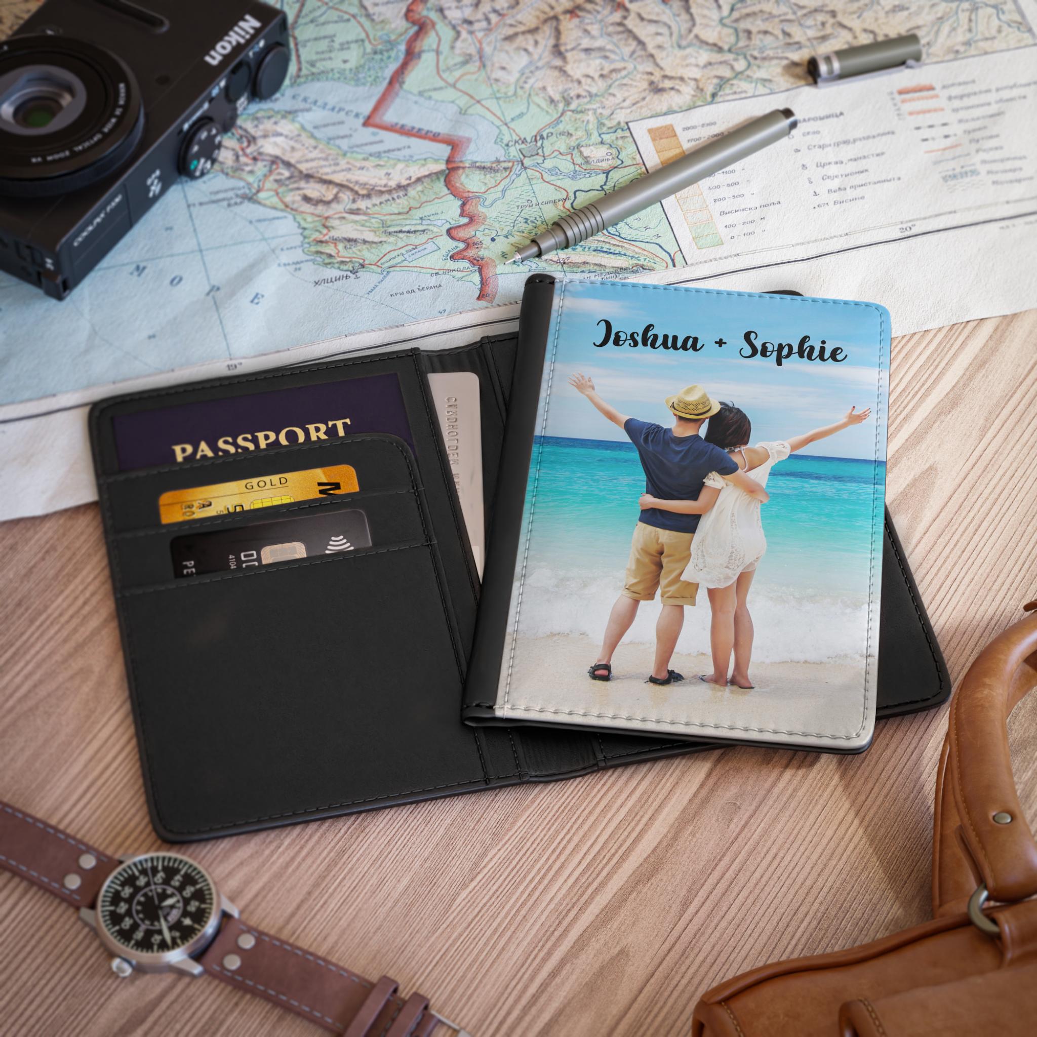 Custom Passport Cover With Photo • Personalized Passport Holder ...