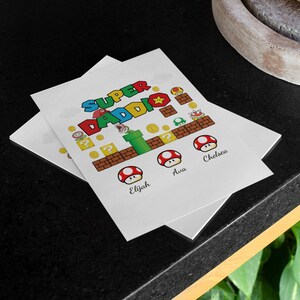 Personalized Super Daddio Fathers Day Card • Custom Birthday Card for ...