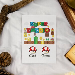 Personalized Super Daddio Fathers Day Card • Custom Birthday Card for ...