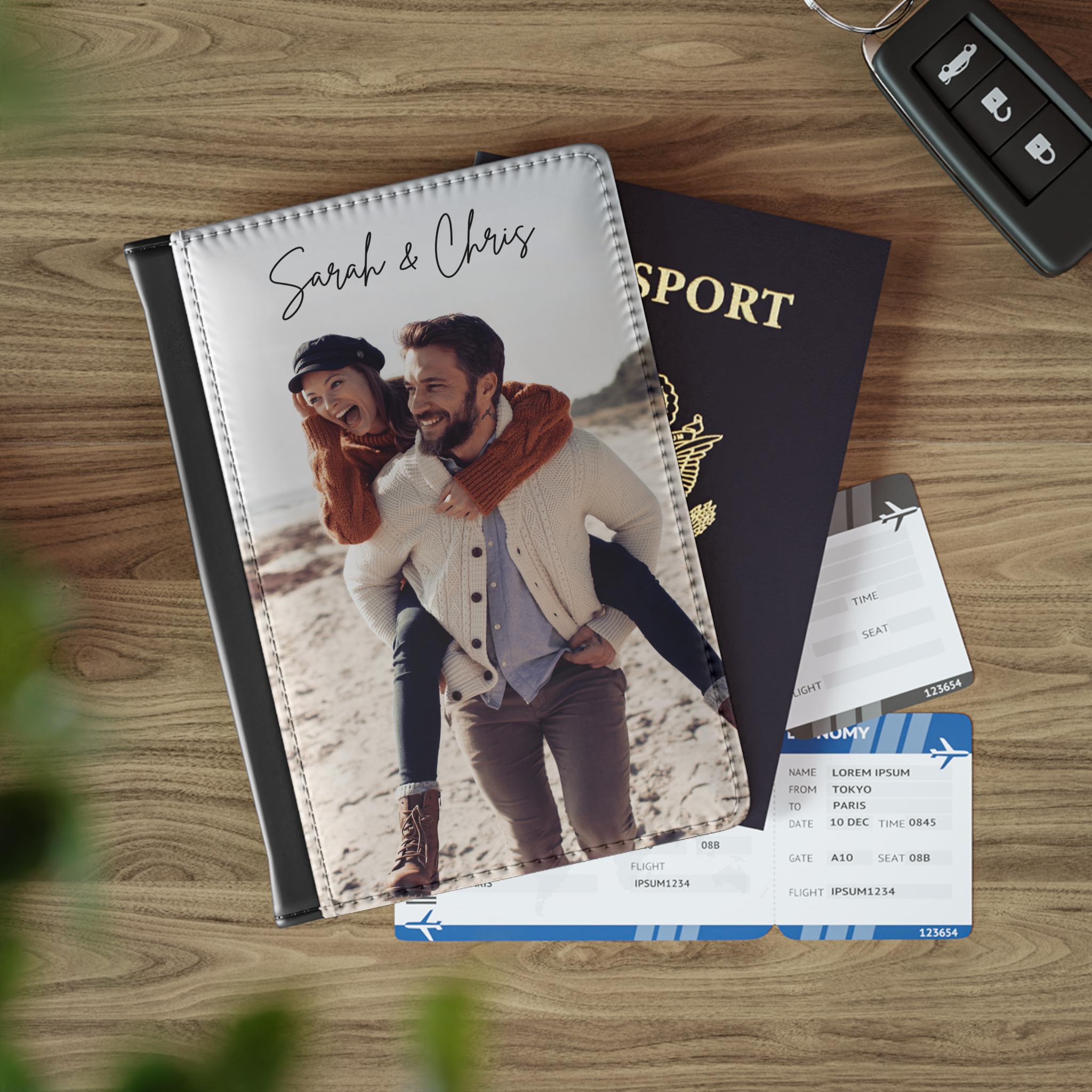 Custom Passport Cover With Photo • Personalized Passport Holder ...