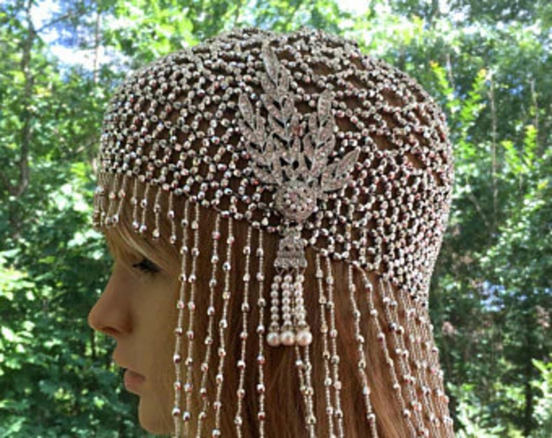 1920s Cloche Hat, Gatsby Wedding, Flapper Retro Hat, Vintage Style ...