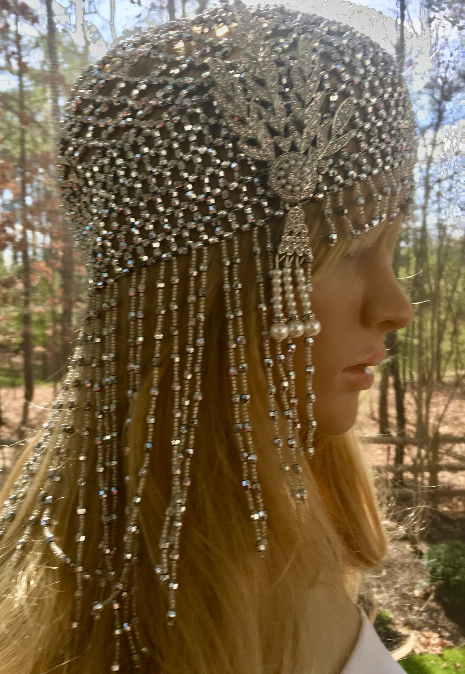 1920s Cloche Hat, Gatsby Wedding, Flapper Retro Hat, Vintage Style ...