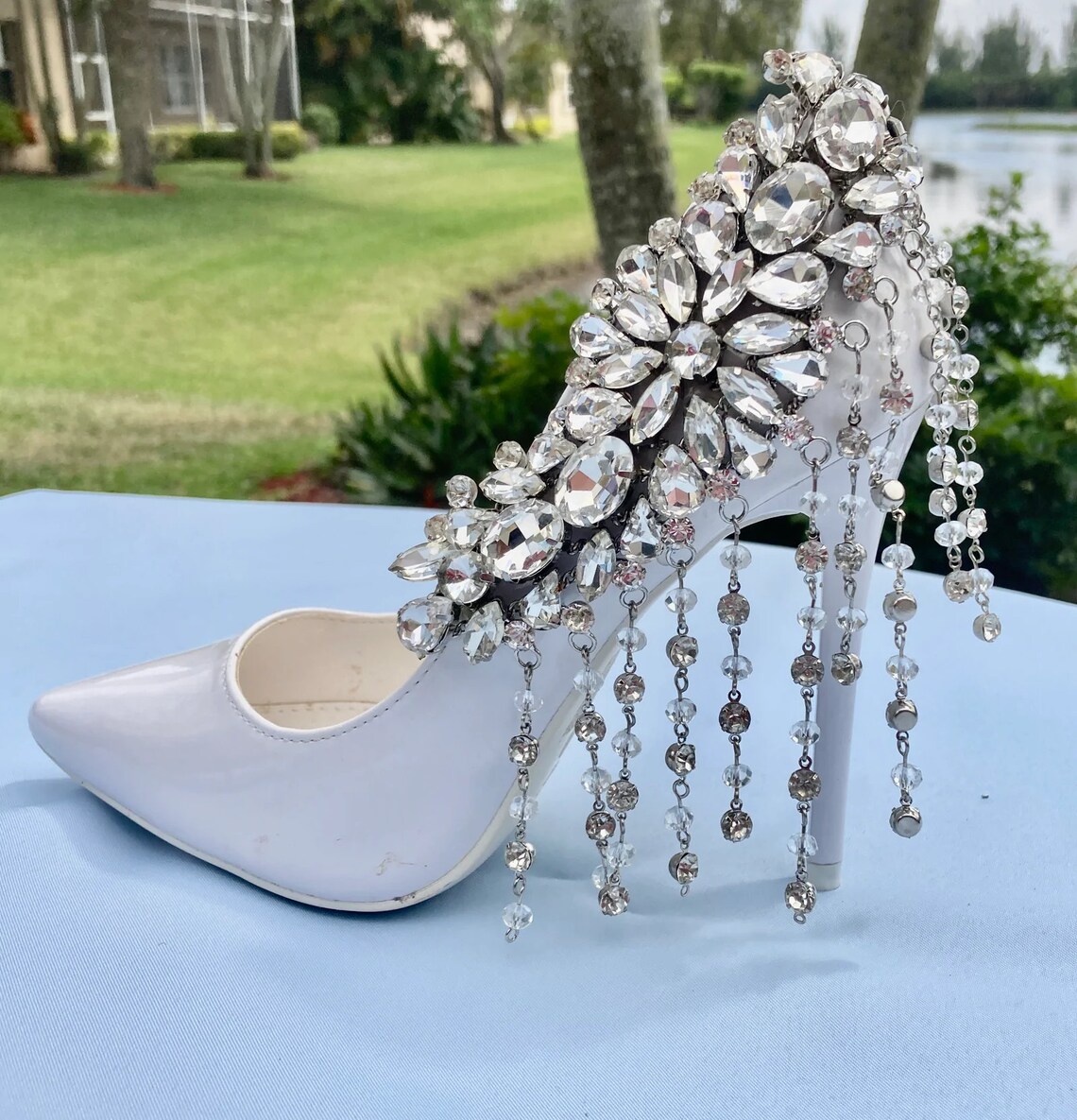 Rhinestone Bridal Shoe Clips, Wedding Crystal Shoe Accessory - Etsy