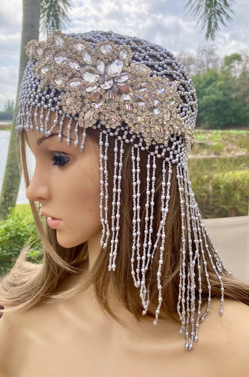 1920s Cloche Hat, Gatsby Wedding, Flapper Retro Hat, Vintage Style ...