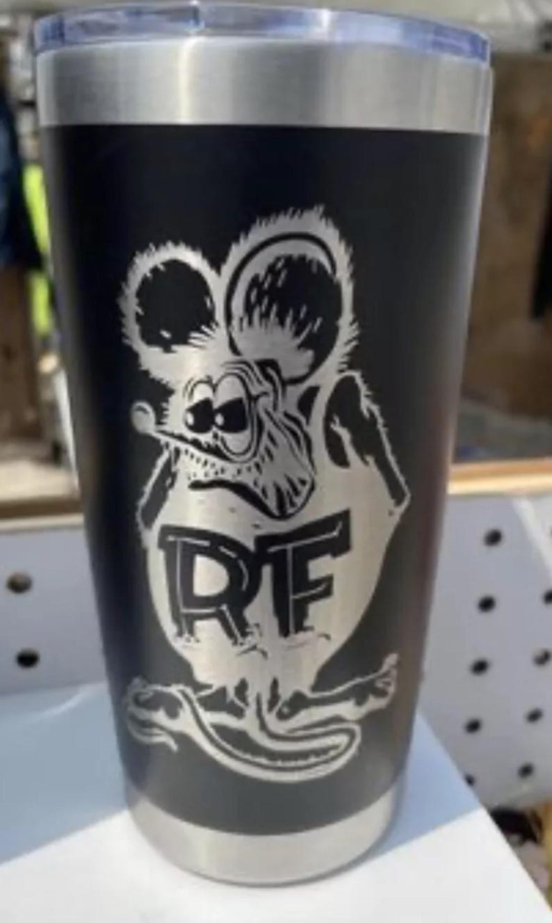 Rat Fink Tumbler Awesome Collectible T Etsy