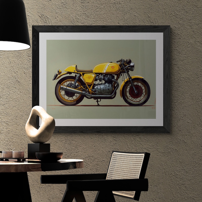 Cafe Racer Art - Etsy